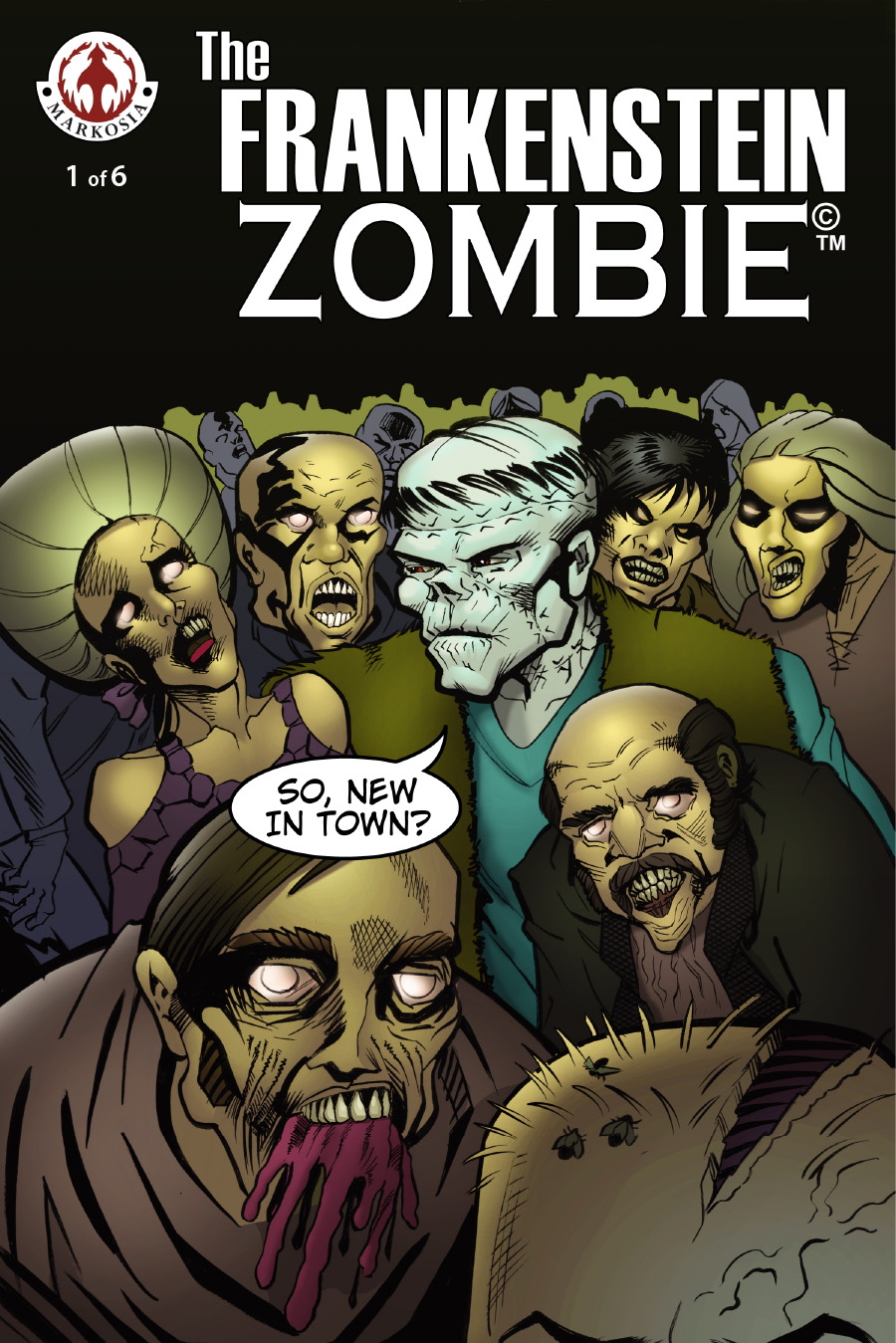 The Frankenstein Zombie #1 on DriveThruComics! – Markosia