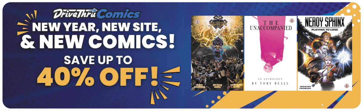 The New Year, New Site, New Comics Sale on DriveThruComics! – Markosia